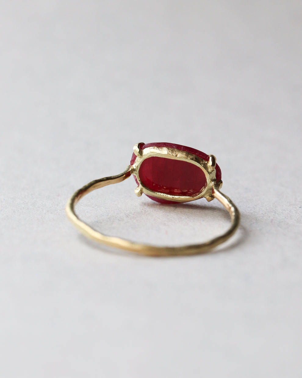 Flat Ring - Ruby - – MONAKA jewellery